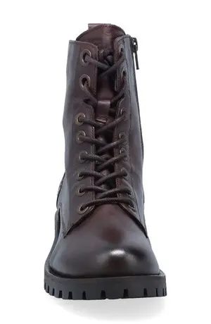 Miz Mooz Amirah Lace-up Platform Bootie - Brown