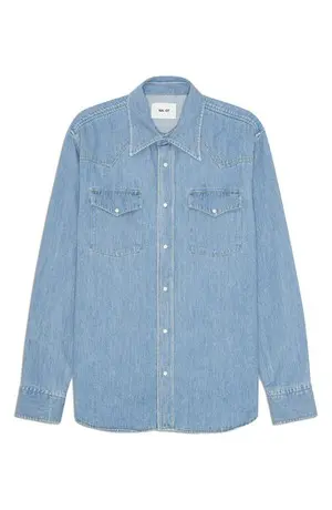 NN07 Ricky 50015 Cotton Corduroy Snap-up Western Shirt