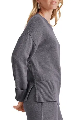 Splendid Haven Crewneck Cotton Blend Sweater