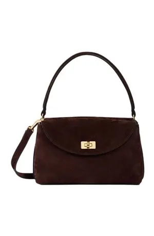 Sandro Le Mini Grand Bazaar Suede Bag