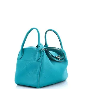 Hermès Lindy Bag Clemence 30 - Blue