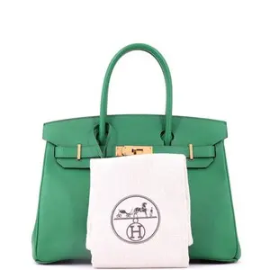 Hermès Birkin Handbag Epsom With Gold Hardware 30
