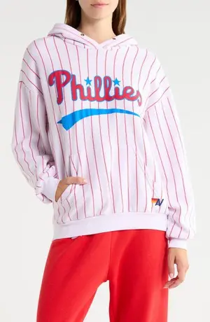 Aviator Nation Philadelphia Phillies Graphic Hoodie - White/red