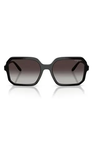 VOGUE 55mm Vo5696s Square Sunglasses - Black/grey Gradient