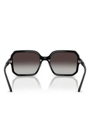 VOGUE 55mm Vo5696s Square Sunglasses - Black/grey Gradient