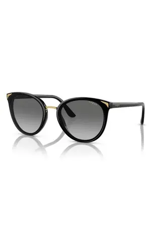 VOGUE Gradient Butterfly Sunglasses - Black/grey Gradient