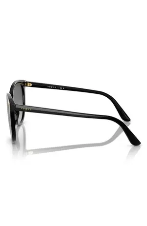 VOGUE Gradient Butterfly Sunglasses - Black/grey Gradient