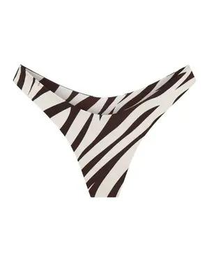 VACAY SWIMWEAR Positano Swim Bottom - Zebra Brown