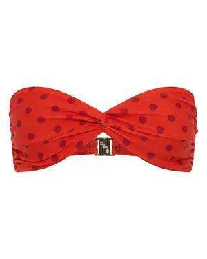 VACAY SWIMWEAR Positano Swim Top - Chilli Polka