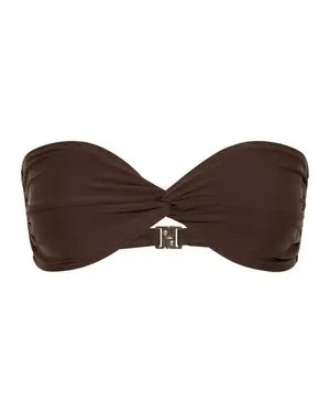 VACAY SWIMWEAR Positano Swim Top Chocolate