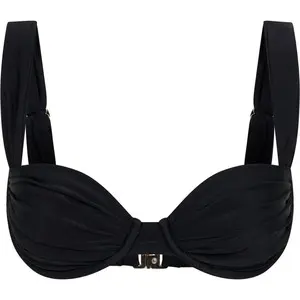 VACAY SWIMWEAR Rhodes Swim Top - Black