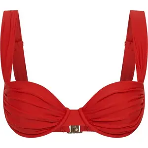 VACAY SWIMWEAR Rhodes Swim Top - Cincinnati Red