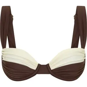 VACAY SWIMWEAR Rhodes Swim Top - Coconut