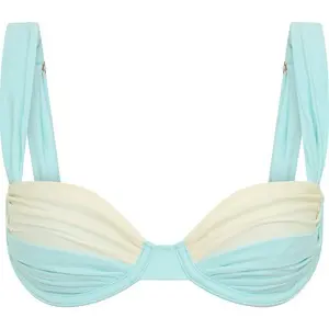 VACAY SWIMWEAR Rhodes Swim Top - Glacier