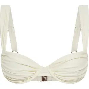 VACAY SWIMWEAR Rhodes Swim Top Ivory