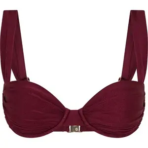 VACAY SWIMWEAR Rhodes Swim Top Shiraz