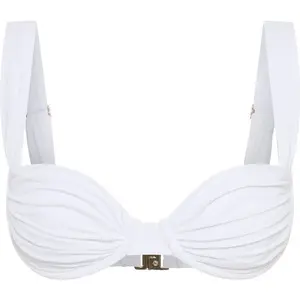 VACAY SWIMWEAR Rhodes Swim Top - White