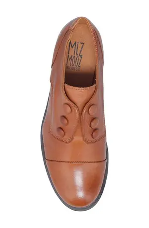 Miz Mooz Lancie Laceless Derby - Brandy
