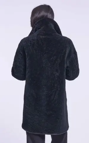 BLUE DUCK Oversized Shearling Jacket