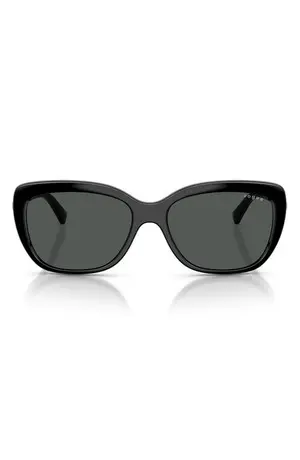 VOGUE Vo5678sb 55mm Butterfly Sunglasses - Black/dark Grey