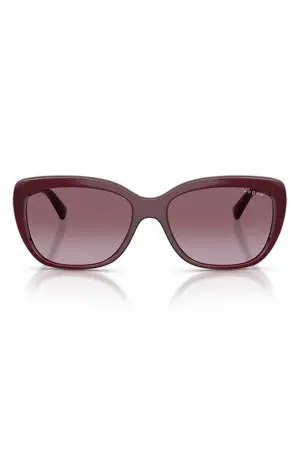 VOGUE Vo5678sb Butterfly Sunglasses - Transparent Cherry/violet