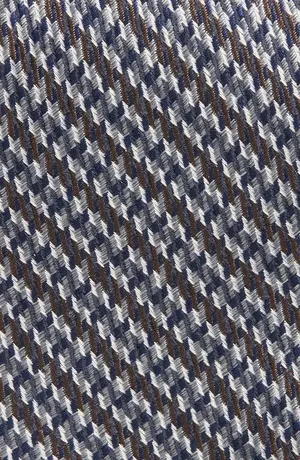JACK VICTOR Chevron Silk Tie