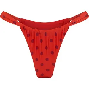 VACAY SWIMWEAR Rhodes Swim Bottom Chilli Polka