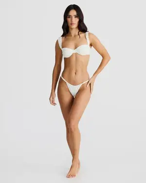 VACAY SWIMWEAR Rhodes Swim Bottom - Ivory