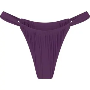 VACAY SWIMWEAR Rhodes Swim Bottom Plum