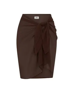 VACAY SWIMWEAR Catalina Sarong - Chocolate