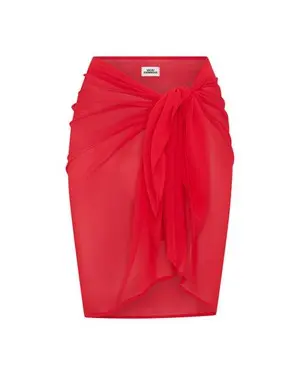 VACAY SWIMWEAR Catalina Sarong - Cincinnati Red