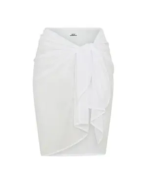 VACAY SWIMWEAR Catalina Sarong - White