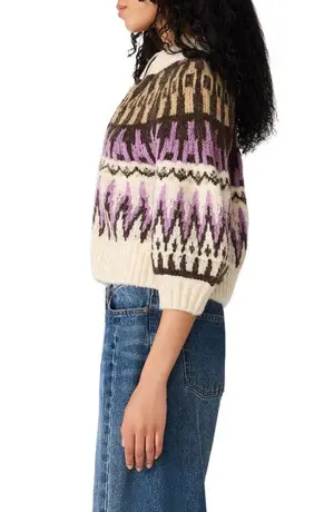 Steve Madden Adley Fair Isle Cardigan