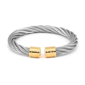 CHARRIOL Celtic Gent Open Shank Bangle - Bicolor