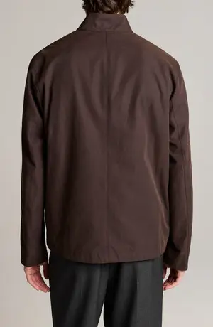 Vince Band Collar Windbreaker
