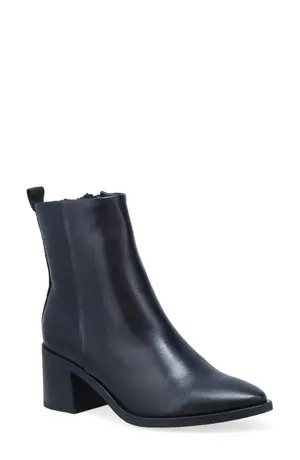 Miz Mooz Jessica Block Heel Bootie - Black