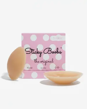 STICKY BOOBS Reusable Adhesive Nipple Covers - Tan