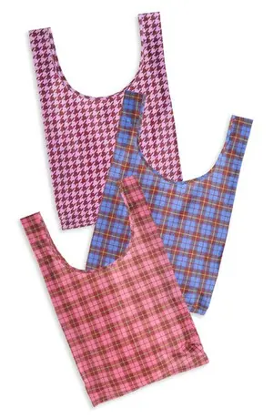 Baggu Set Of 3 Standard Printed Recycled Nylon Totes