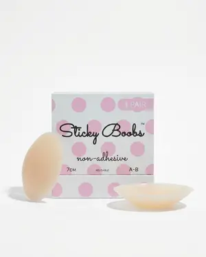 STICKY BOOBS Non-adhesive Nipple Covers - Light