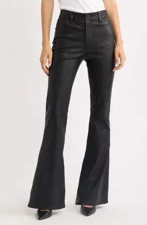 FRAME The Leather Flare Pants