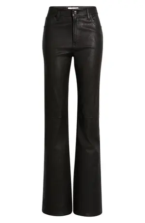FRAME The Leather Flare Pants