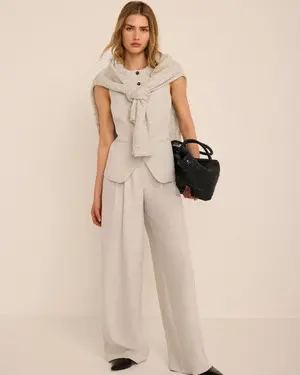 Mint Velvet Tailored Sleeveless Button-down Waistcoat