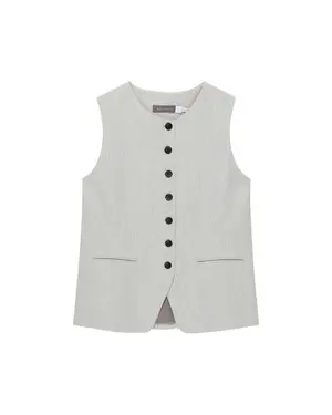 Mint Velvet Tailored Sleeveless Button-down Waistcoat