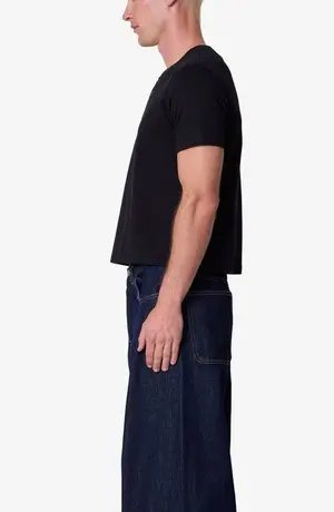Mnml Short Sleeve Cotton Henley Baby Tee