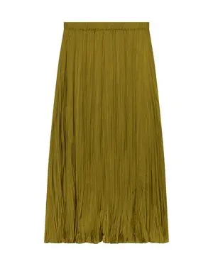 Mint Velvet Crinkle Maxi Skirt