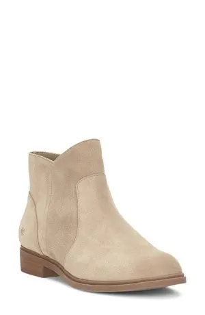 Lucky Brand Haizly Suede Zip Up Ankle Boot - Dune 01