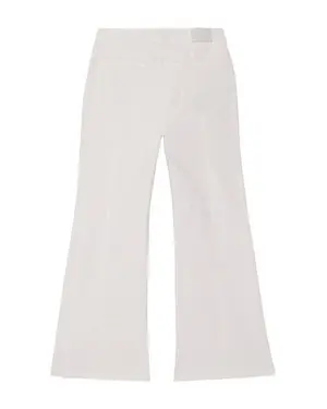 Mint Velvet Full Length Flared Jeans With Disc Detailing - Cream