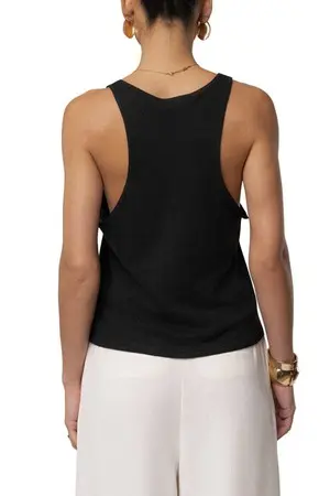 JLUXLABEL Classic Scoop Neck Tank - Black