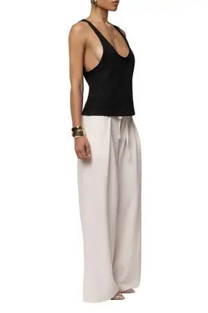 JLUXLABEL Classic Scoop Neck Tank - Black