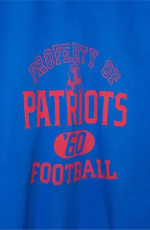 Junk Food Patriots Property Crewneck Cotton Blend Sweatshirt